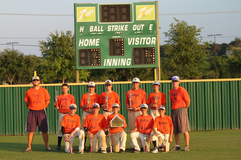 12U Tigers - Bankston Win Waco Baseball Tournament - Dallas Tigers ...