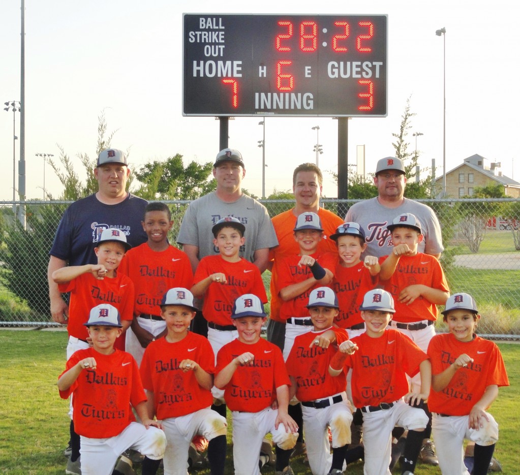 8U Tigers - Benson take Home ASE Tournament Championship - Dallas ...