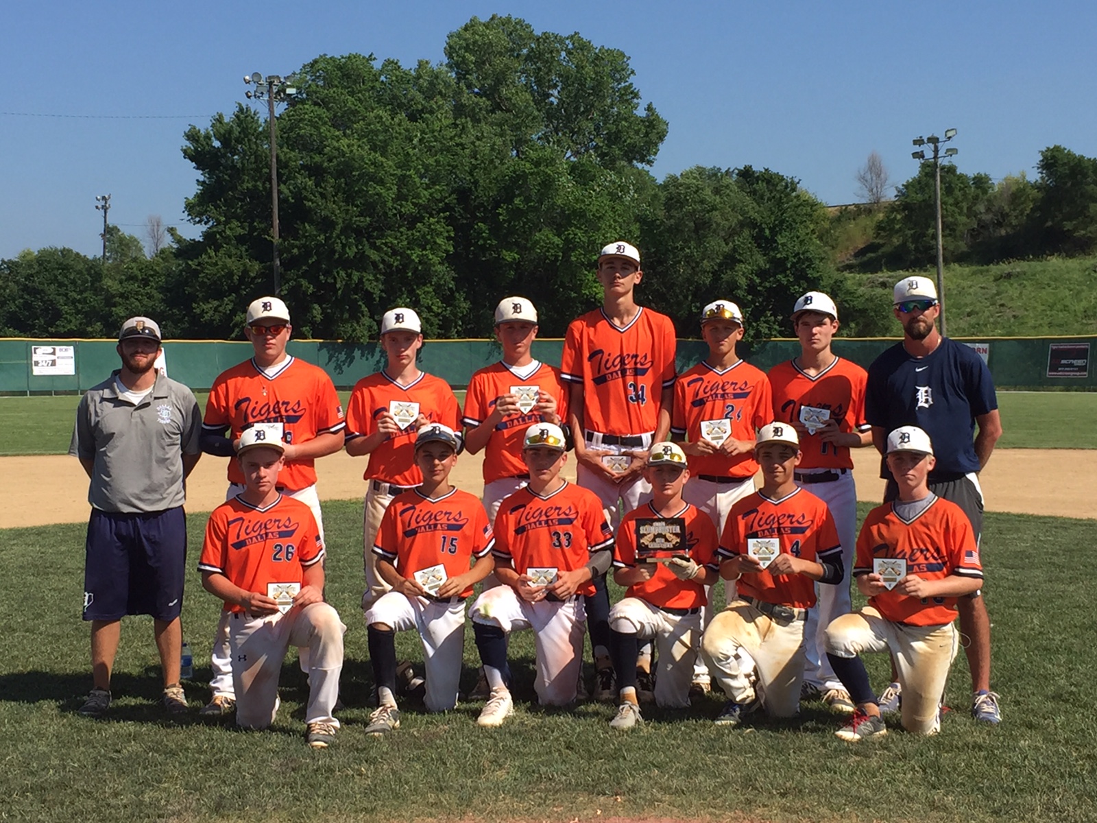 Slump Buster Champs in Omaha - 14U Hernandez - Dallas Tigers Baseball Club